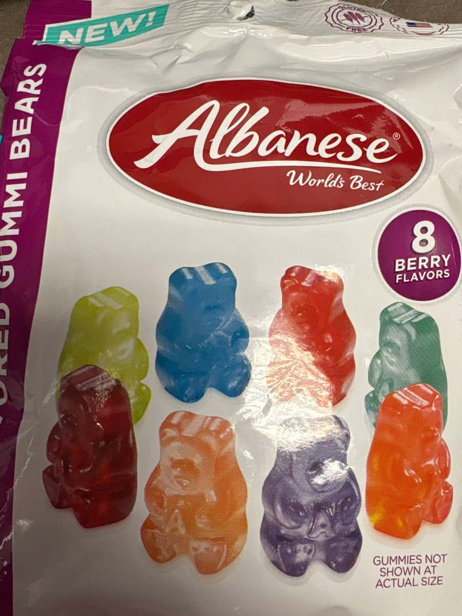 Albanese Berry Flavored Gummi Bears – Sisters Sweet Treats