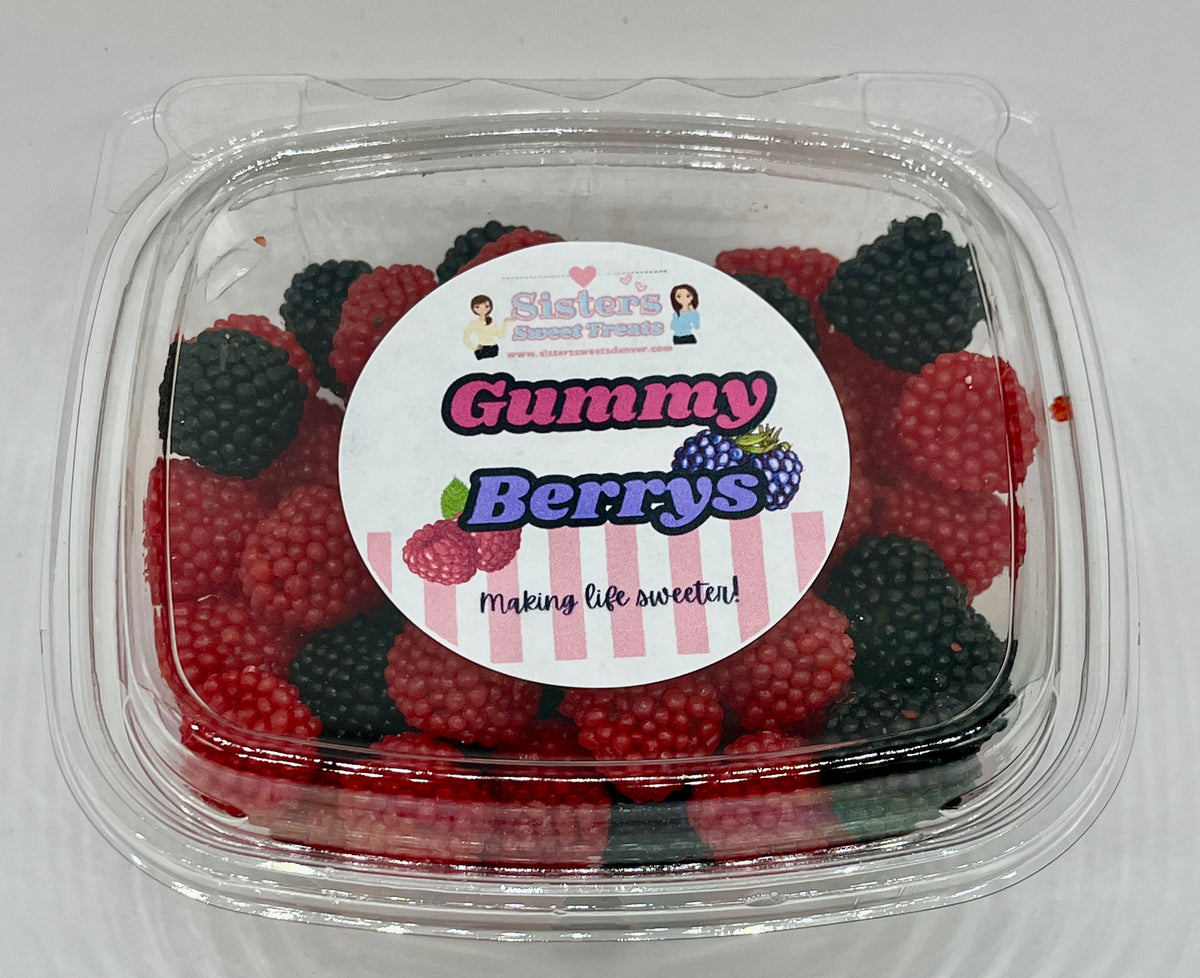 Gummy Berries Tub – Sisters Sweet Treats