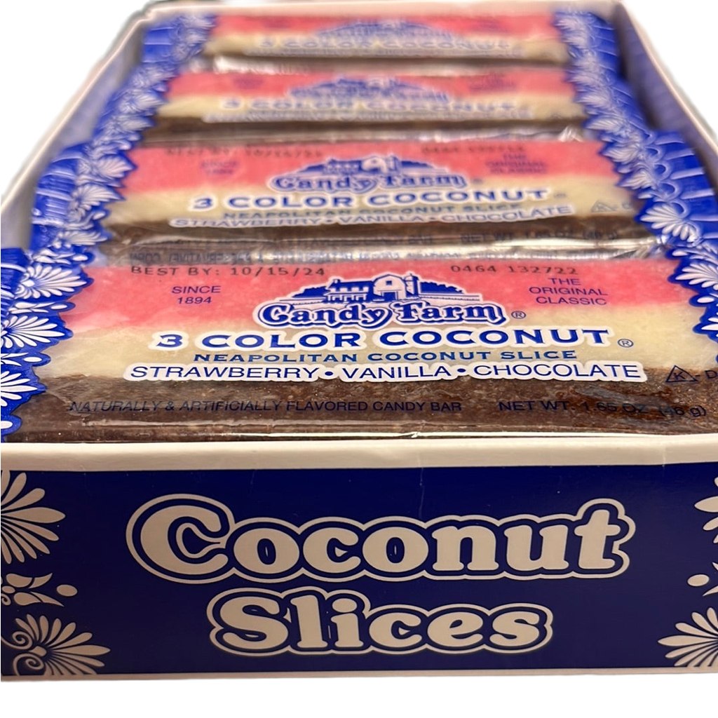 3 Color Coconut - Neopolitan Coconut Slices – Sisters Sweet Treats